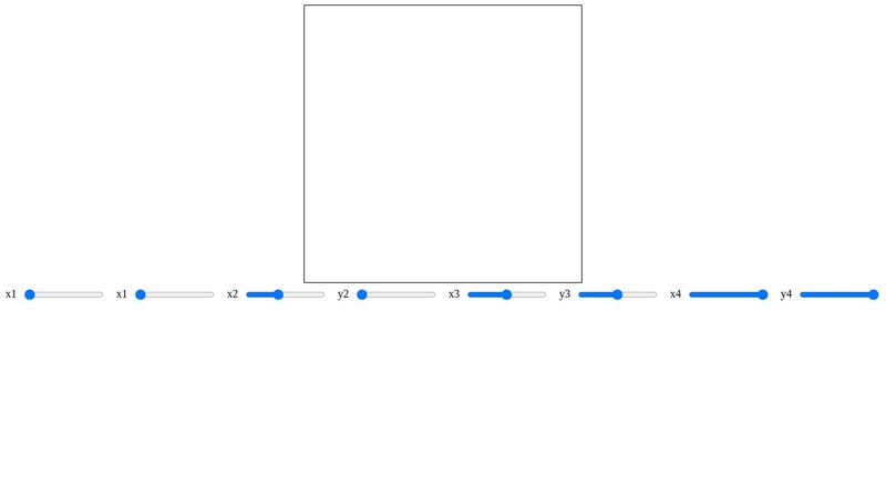 Draw a Bezier curve on canvas