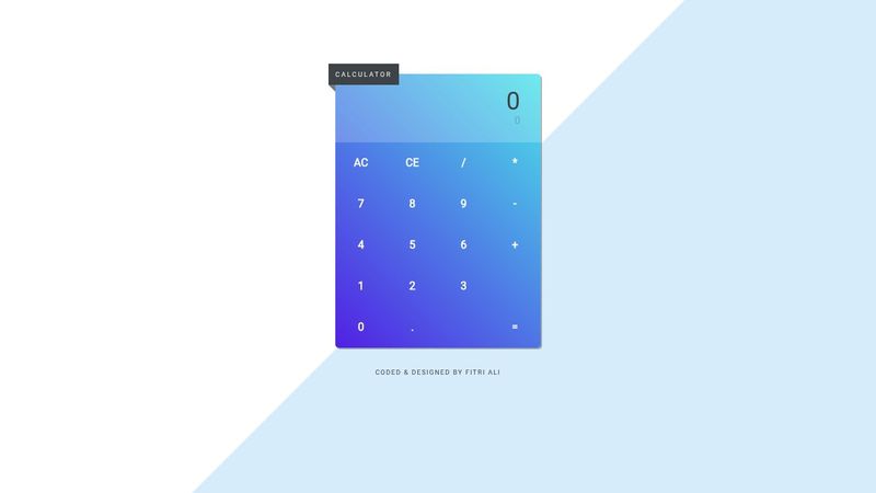 Vanilla JavaScript - Calculator