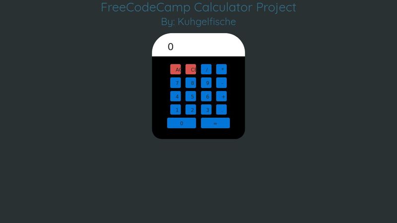 FreeCodeCamp Calculator