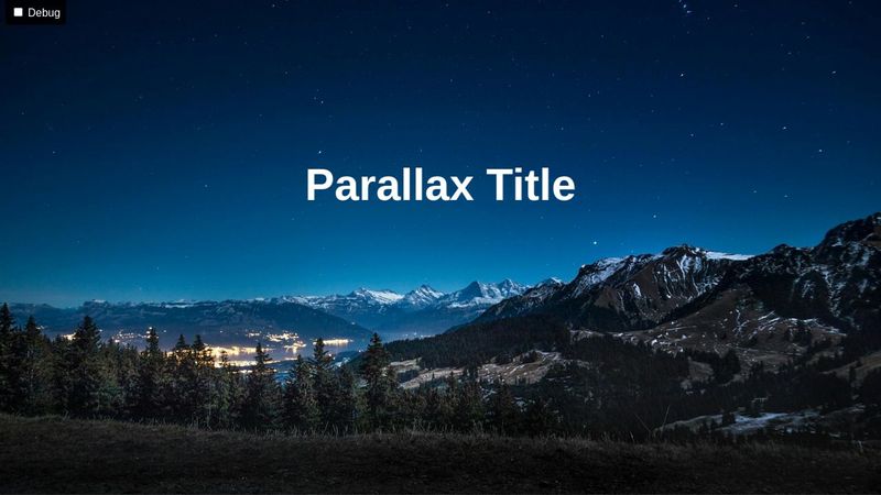 3D Parallax - CSS Only