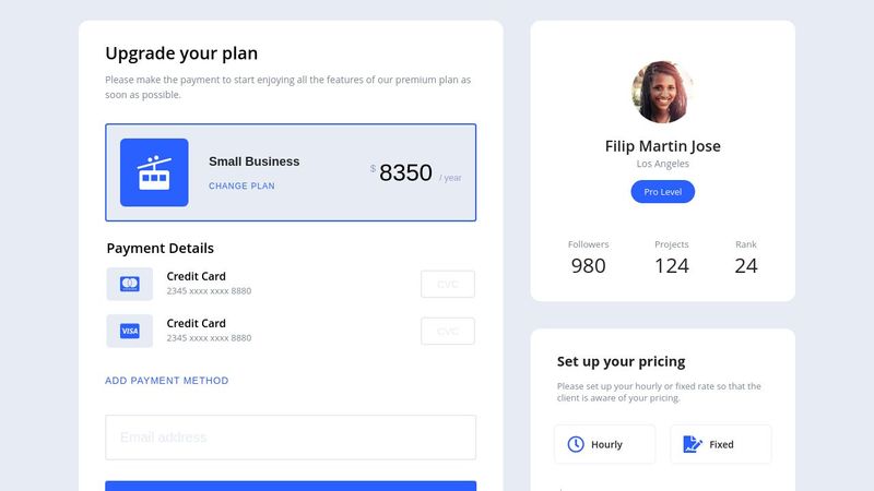 CSS Grid for Freelance Dashboard components