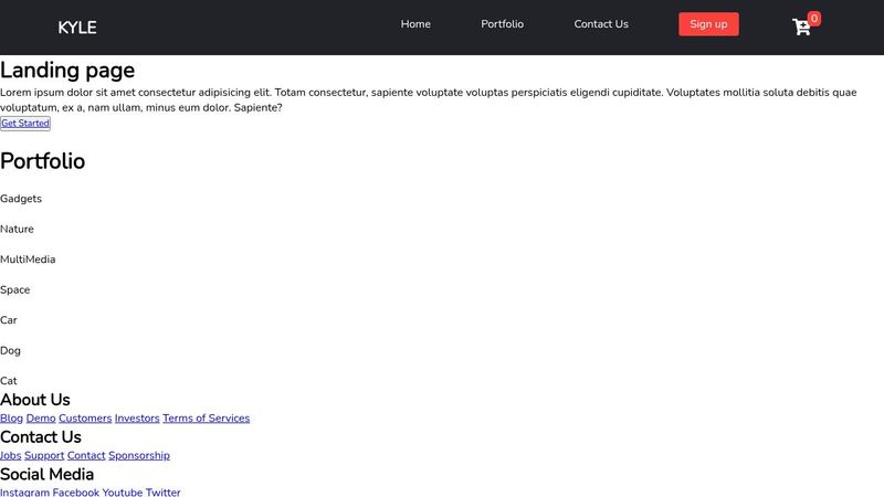 CodePen - A Pen by Kyle Ira Allen Maala