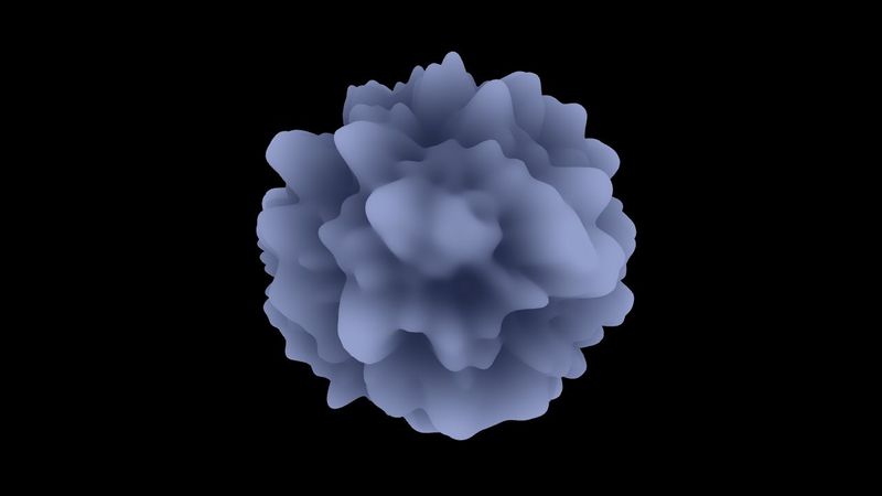 Three.js 3d noise blob