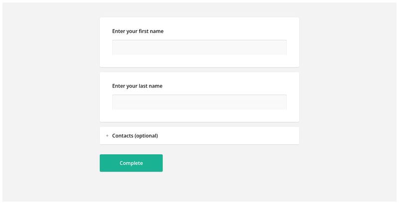 SurveyJS - Define a Static Survey Model in JSON