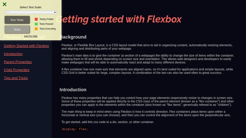 Flexbox Technical Documentation - FCC #4