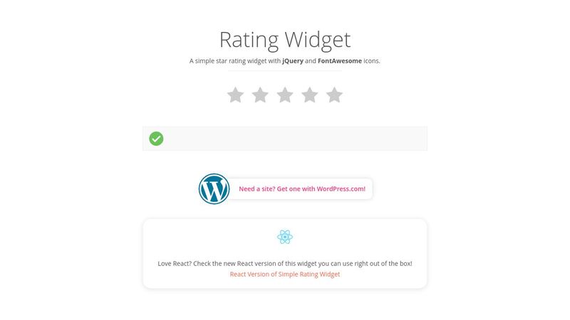 Rating Stars with simple jQuery