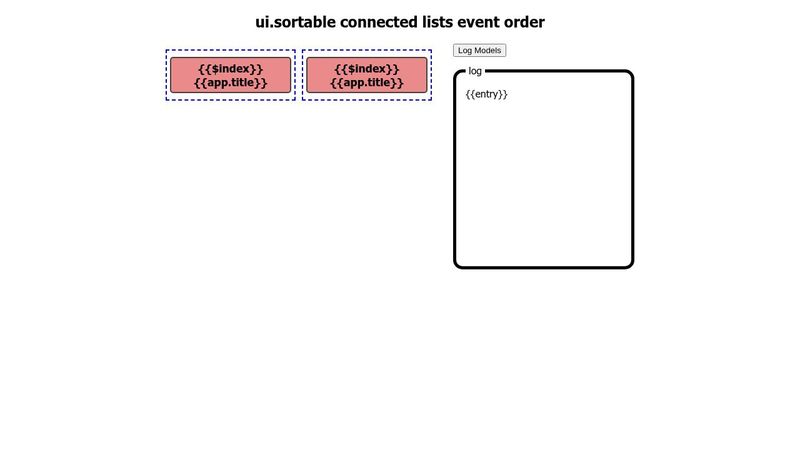 ui.sortable connected lists event order