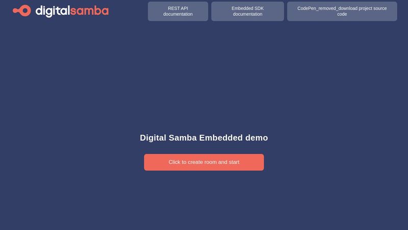 Digital Samba Embedded Demo