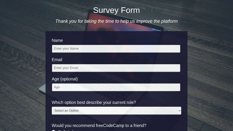 Survey Form