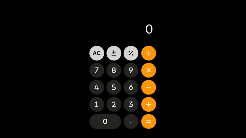 Vanilla JavaScript | iPhone Calculator