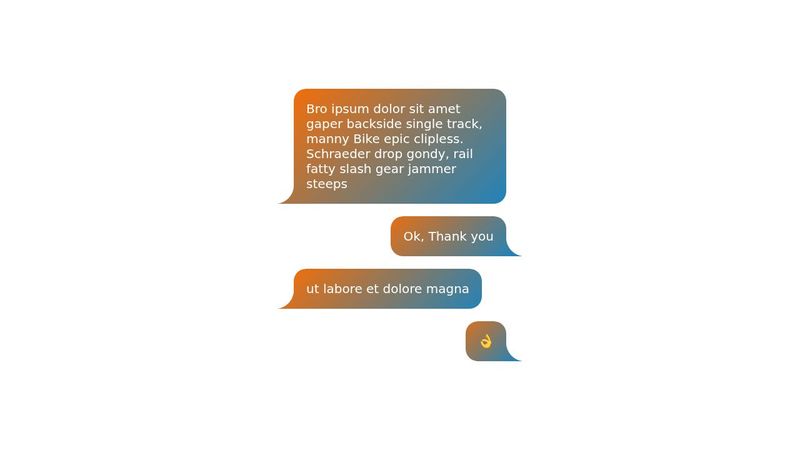 CSS only Speech Bubble