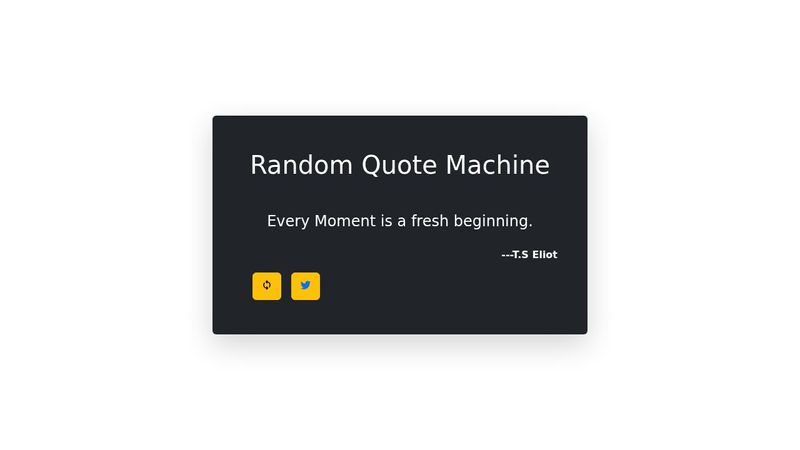 FCC: Random Quote Machine