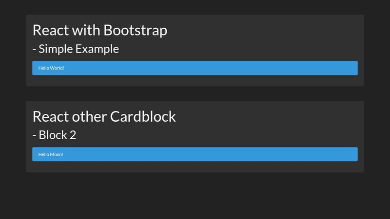 React Starter Tutorial
