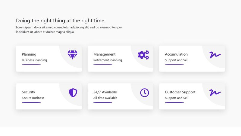 Service section Design