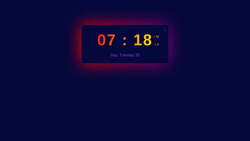 JS Digital Clock