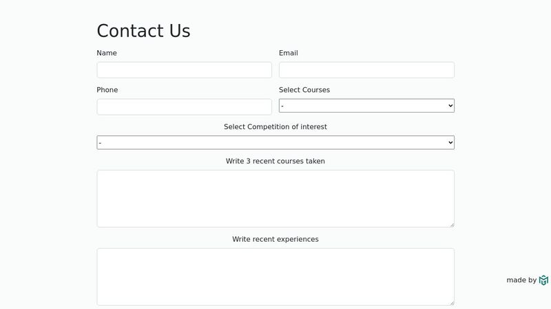 Simple Bootstrap 5 Contact Form