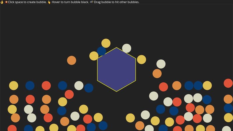 Matter JS - Physics demo on gravity follows the mouse cursor