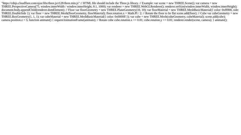"https://cdnjs.cloudflare.com/ajax/libs/three.js/r128/three.min.js"