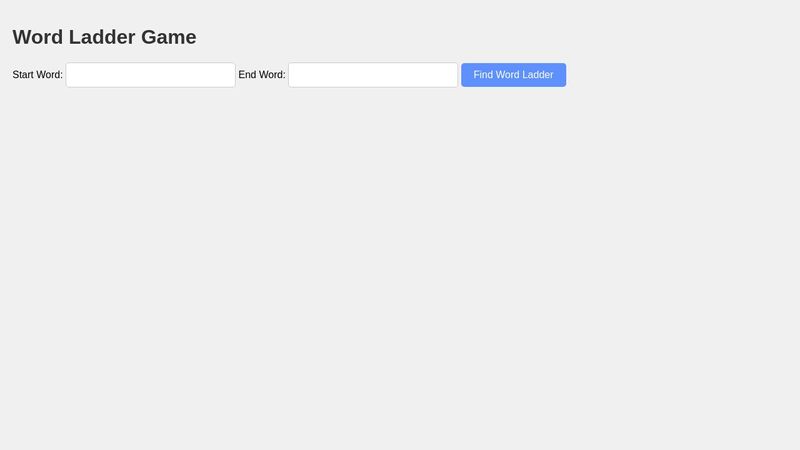 word Ladder Game