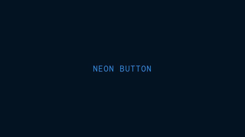 Neon Button | only html and css