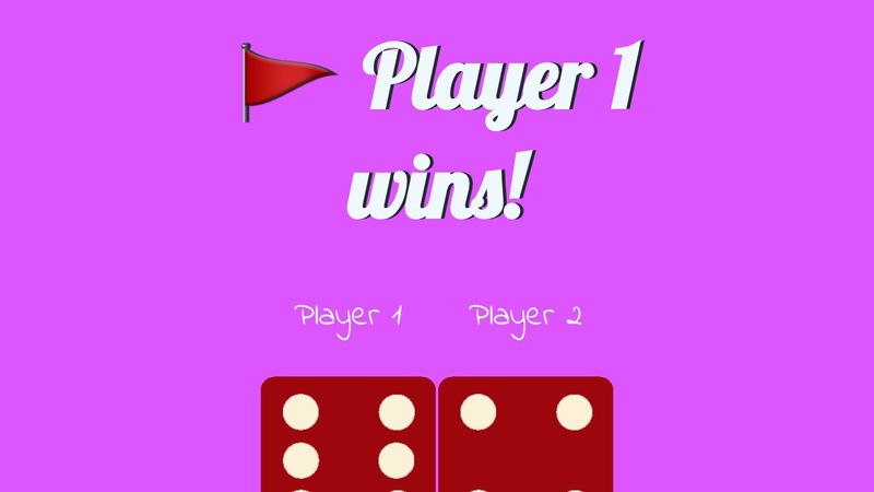 DICE GAME JAVASCRIPT