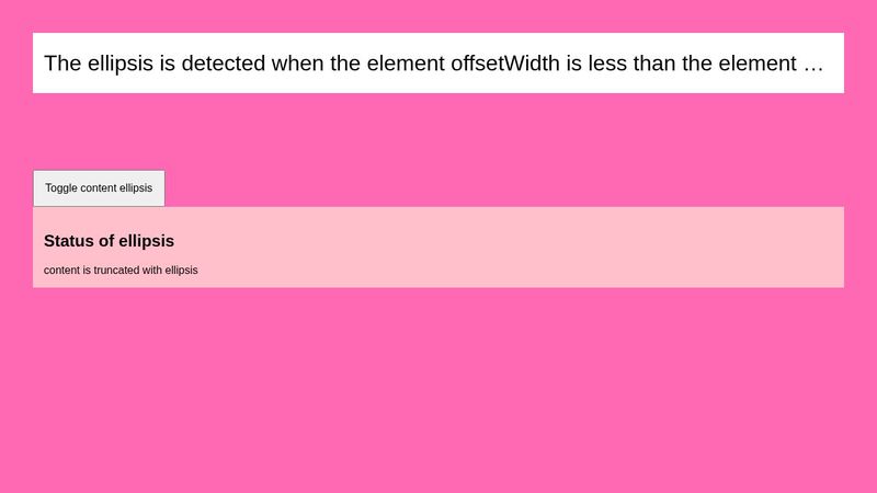 simple text-overflow ellipsis detection