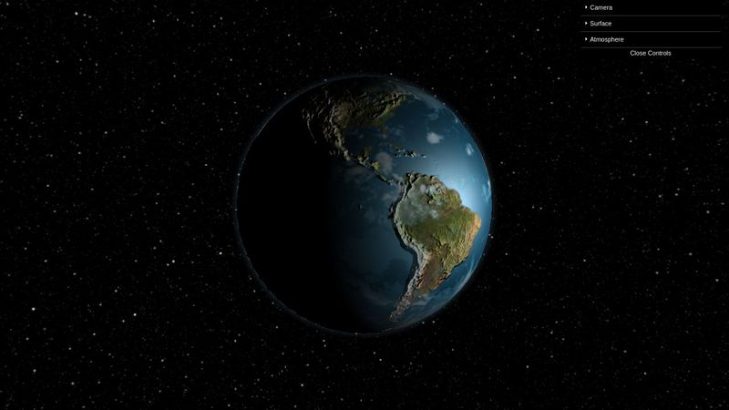 three.js Earth