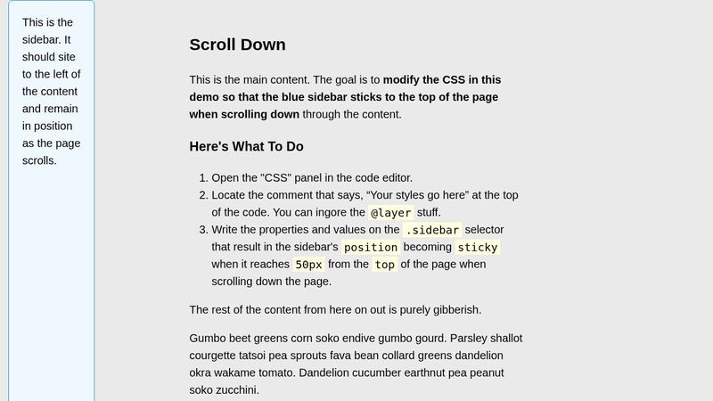 CSS Position Practice 2
