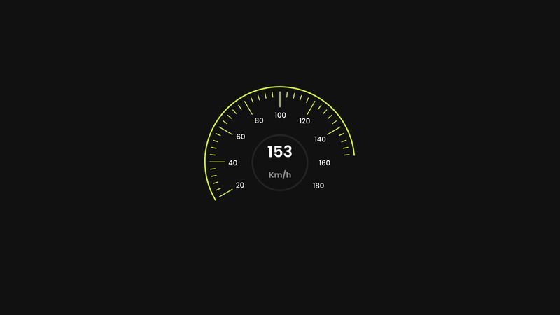 Interactive Speedometer Design/UI