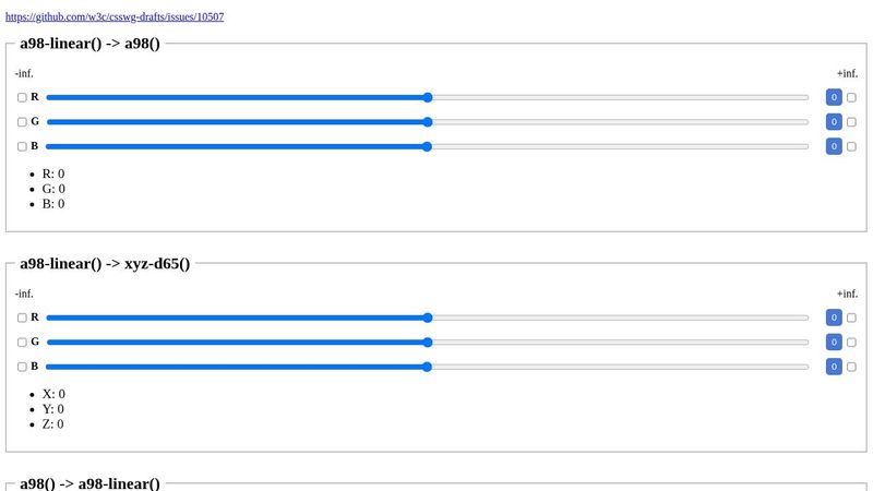 Spec issue - CSS color conversion producing NaN