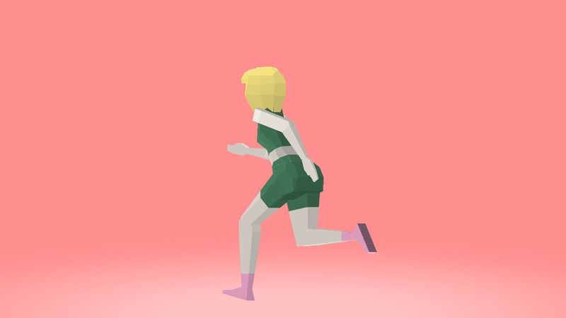Pure CSS 3D Girl