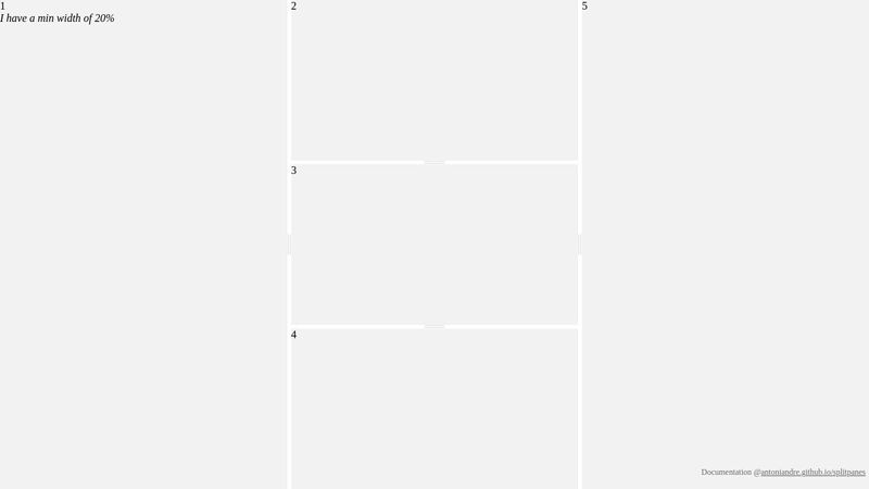 Splitpanes for Vue JS