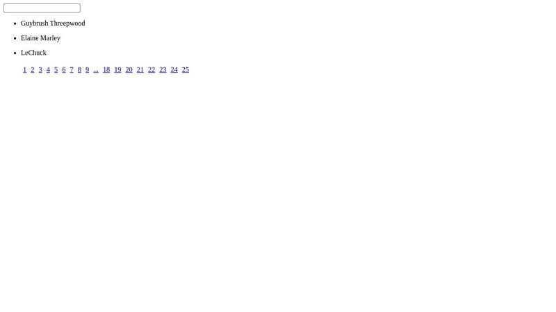 List.js - Pagination