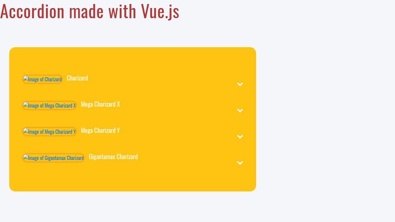 Vue.Js Accordion