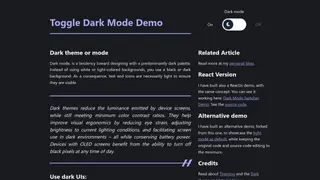 Toggle Dark Mode