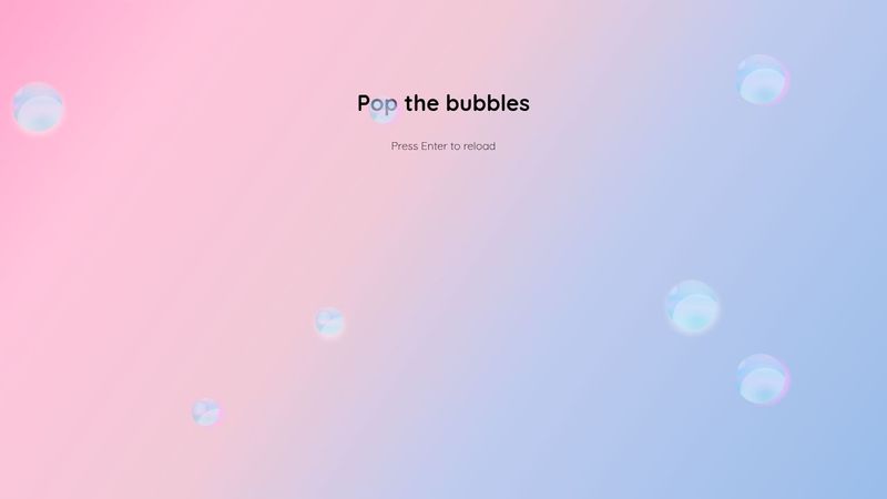 Pop Bubbles