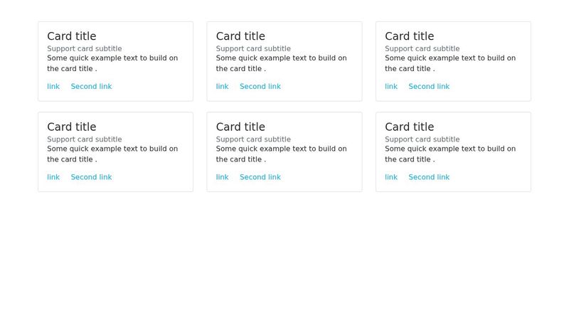 bootstrap card grid