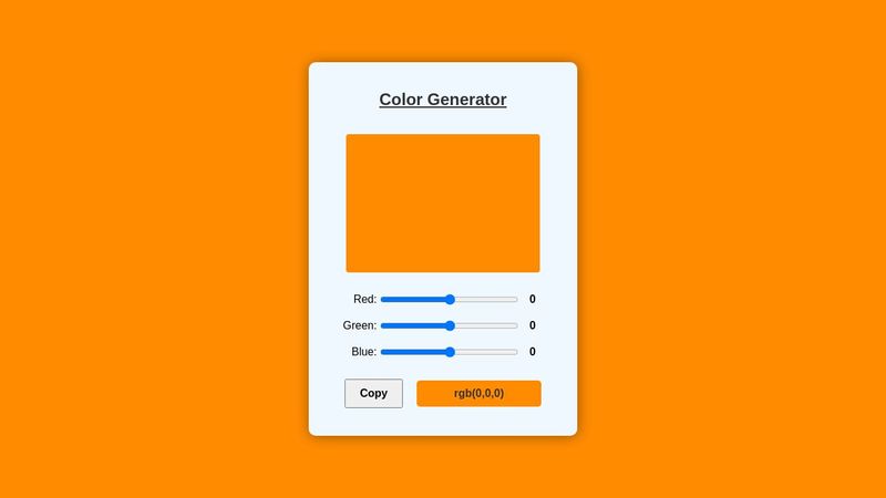 RGB-COLOR-GENERATOR