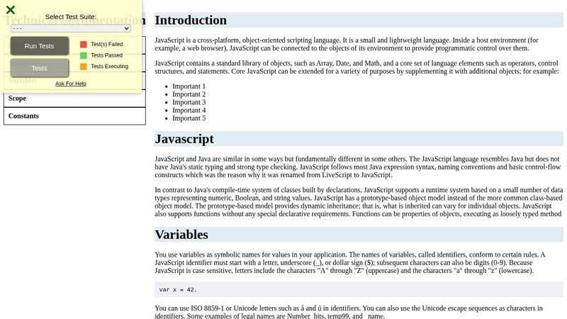 Fork Me! FCC: Technical Documentation Page