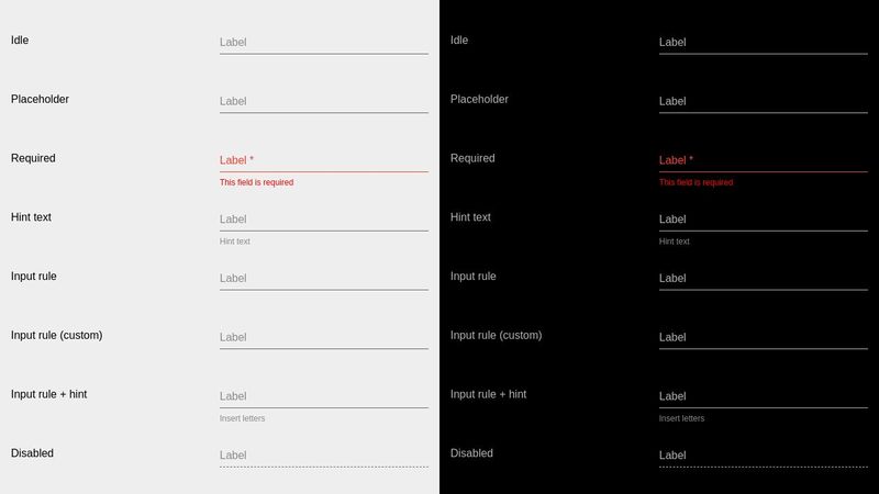 Material Input (CSS Only)