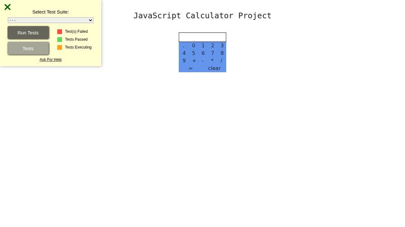 freeCodeCamp - JavaScript Calculator