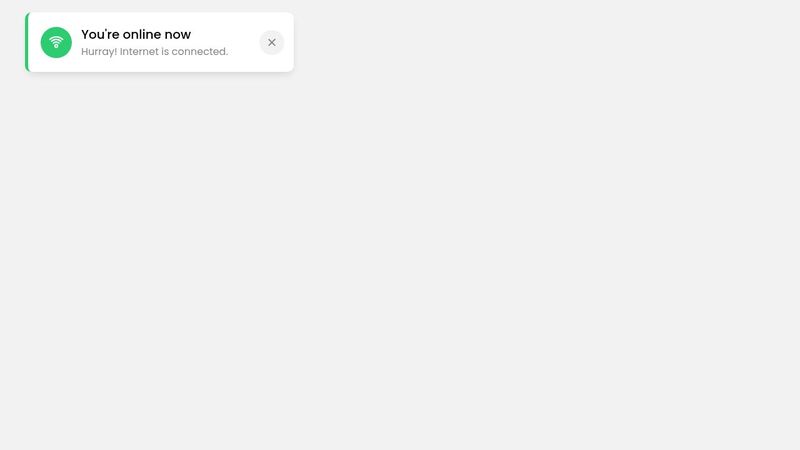 Demodetect Internet Connection Status In Html Css And Javascript 9974