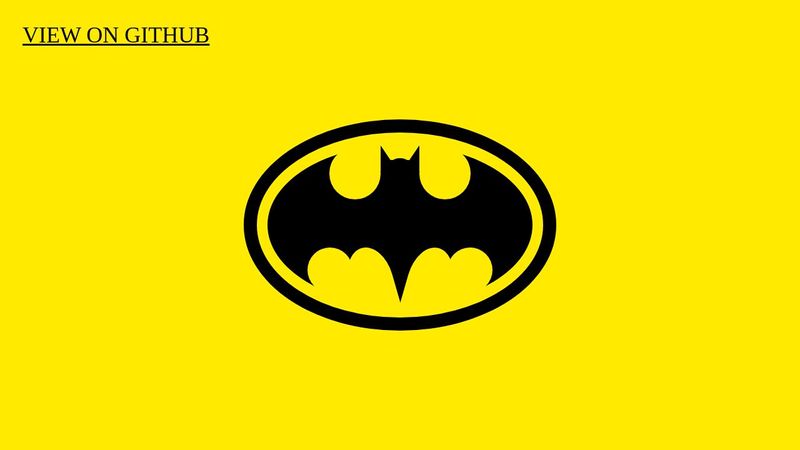 draw with css / batman logo