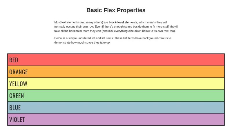 Basic Flex Properties (Alignment)