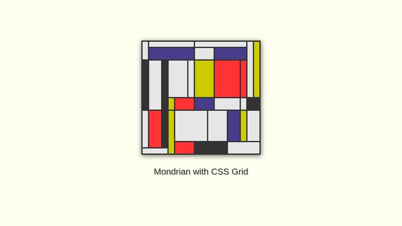 Mondrian CSS Grid