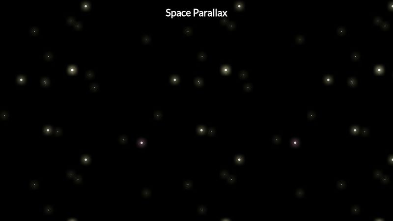 Space parallax