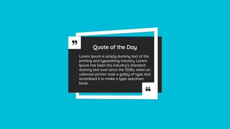 CSS Quote Box Hover Effects