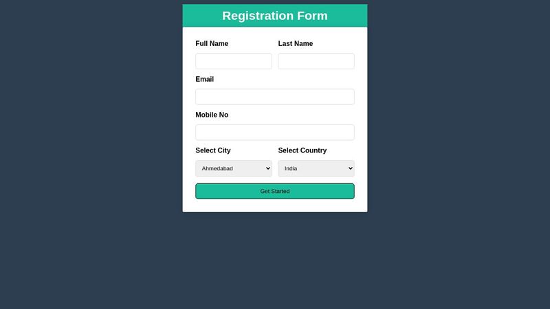 Registration Form