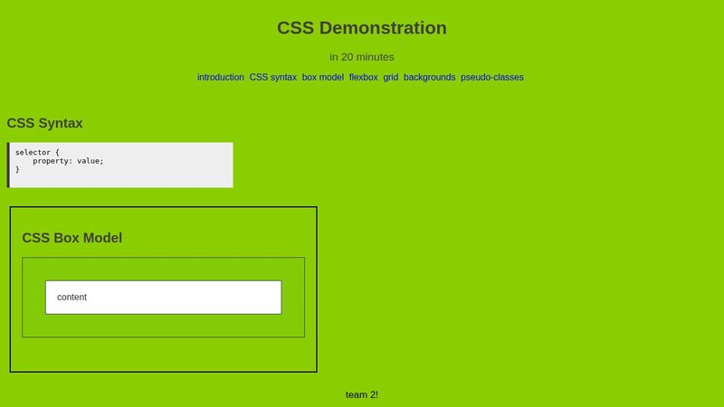 CSS Demo