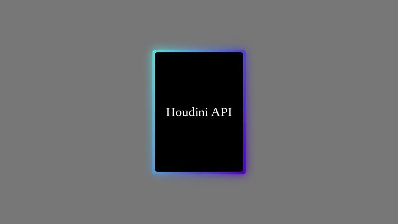 Houdini api css property